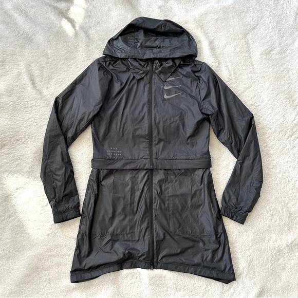 Nike | Jackets & Coats | Nwt Nike Convertible Lightweight Zippered Long ...